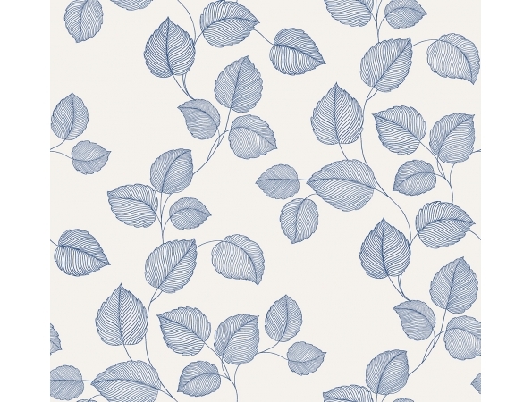 Linework Leaves - Wallquest