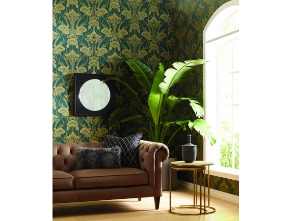 Nouveau Damask (Check Stock) - York Wallcoverings