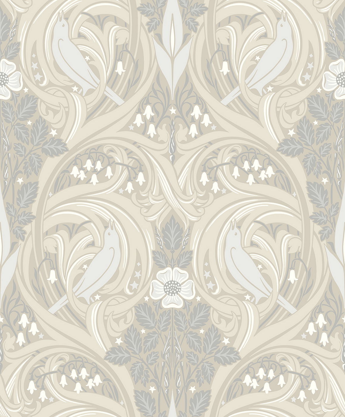 Bird Scroll - Wallquest