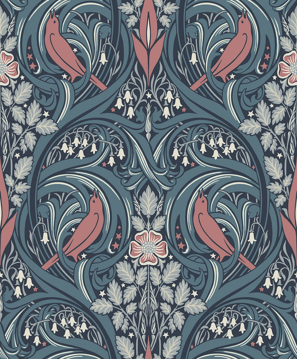 Bird Scroll - Wallquest