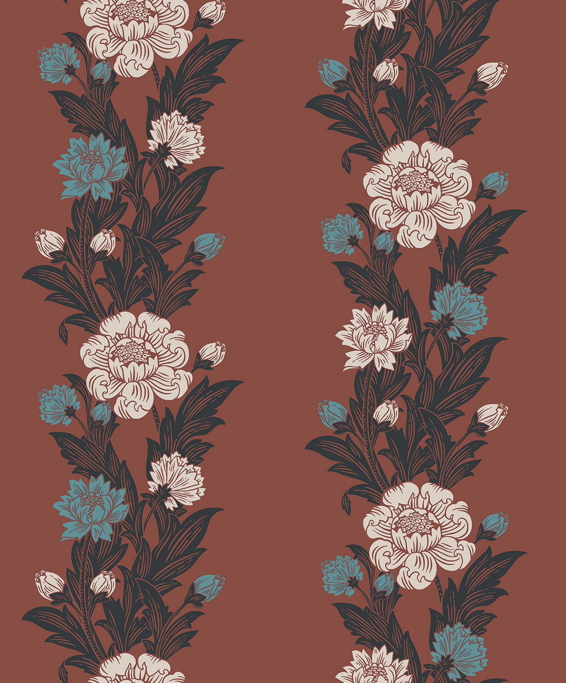 Blooming Stripe - Wallquest