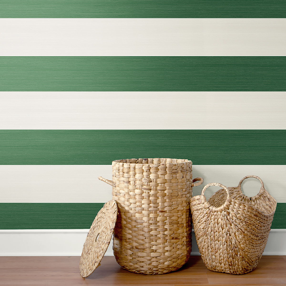 Dylan Striped Stringcloth - Wallquest